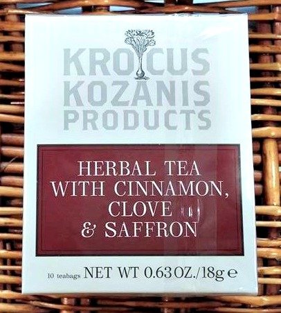 Krocus Kozanis herbal tea with cinnamon