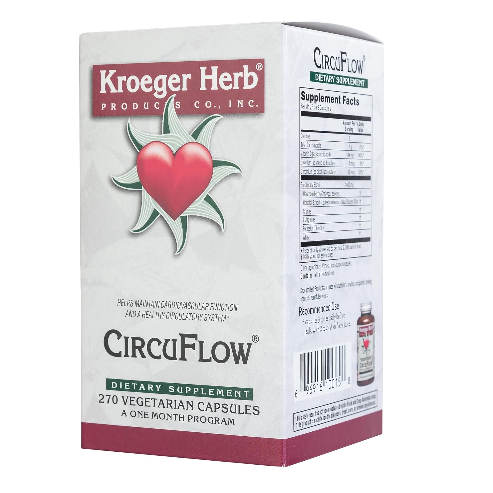 Kroeger Herb 270 capsules for wellness