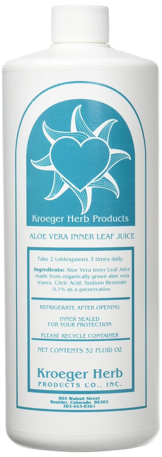 Kroeger Herb Aloe Vera Gel for skin hydration