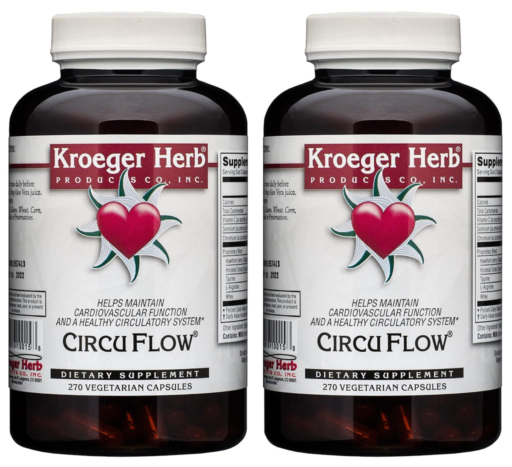 Kroeger Herb Circuflow multivitamins for energy