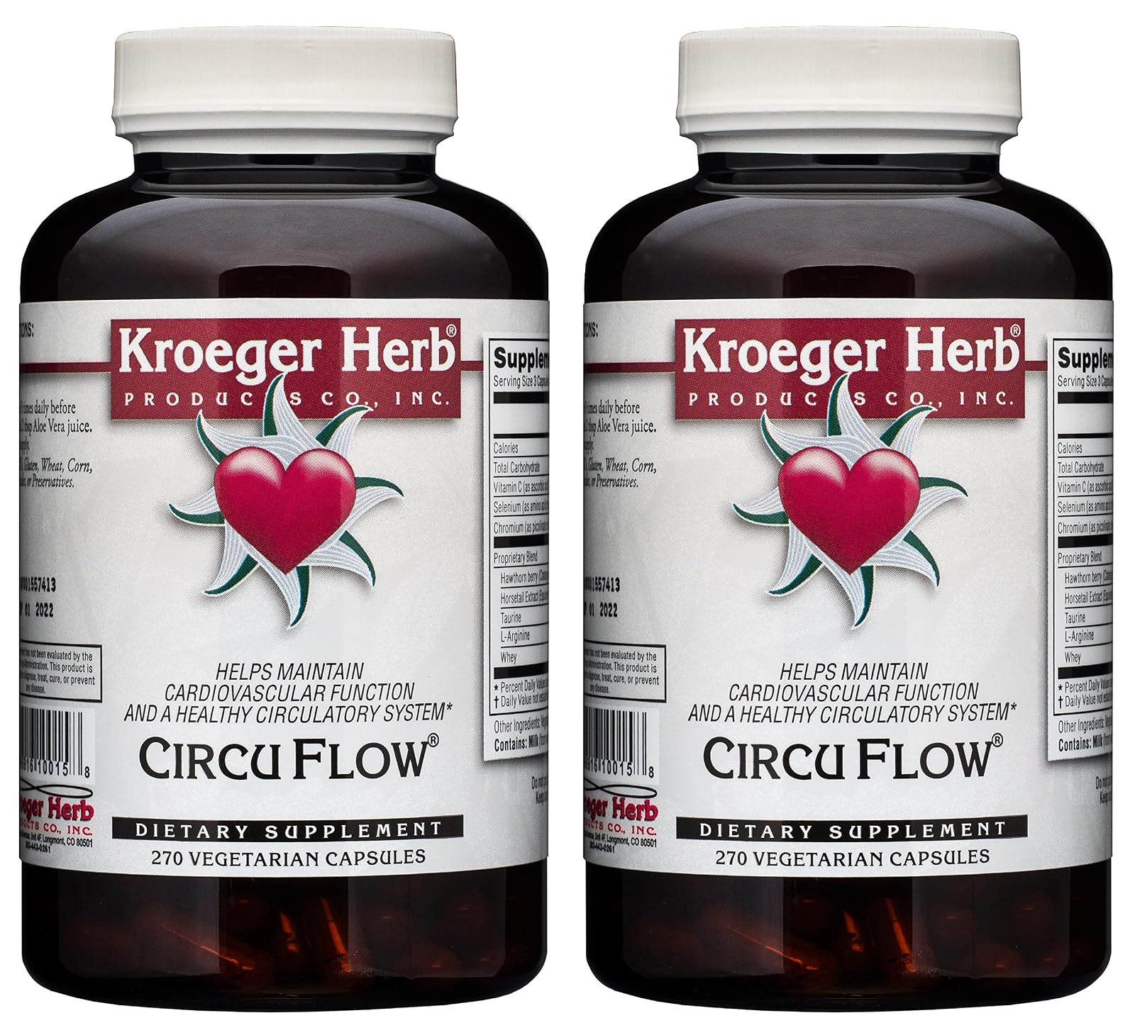 Kroeger Herb Circuflow multivitamins for energy
