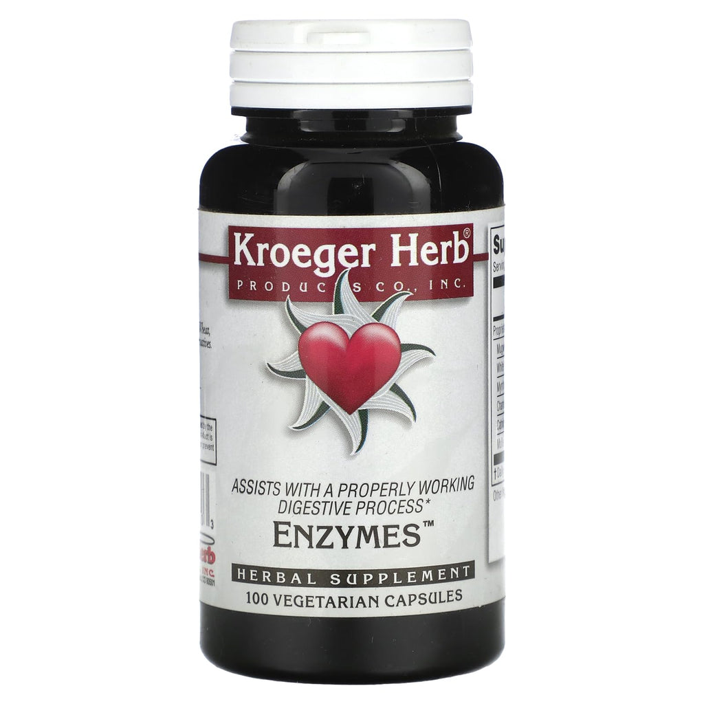 Kroeger Herb digestive enzyme capsules