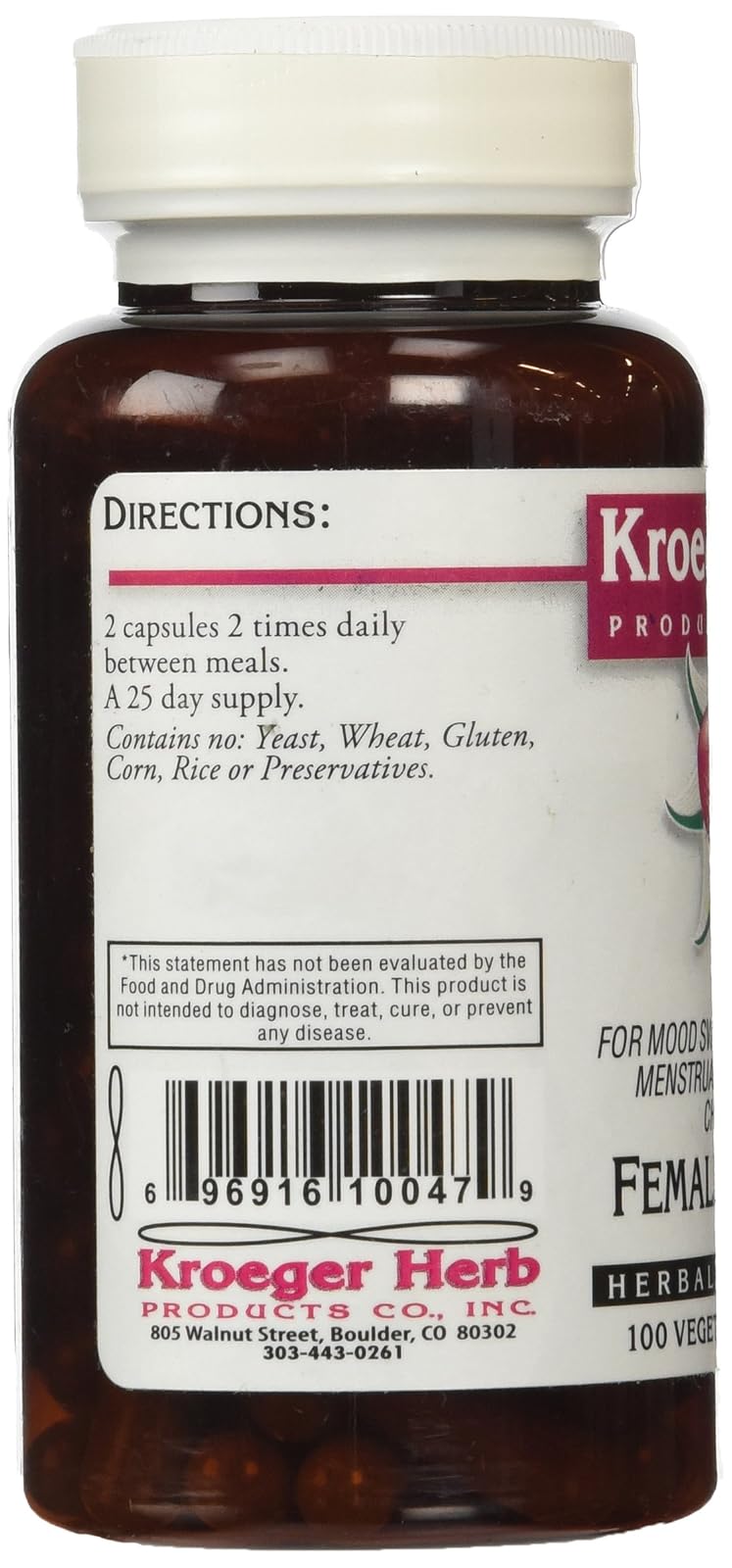 Kroeger Herb female balance formula