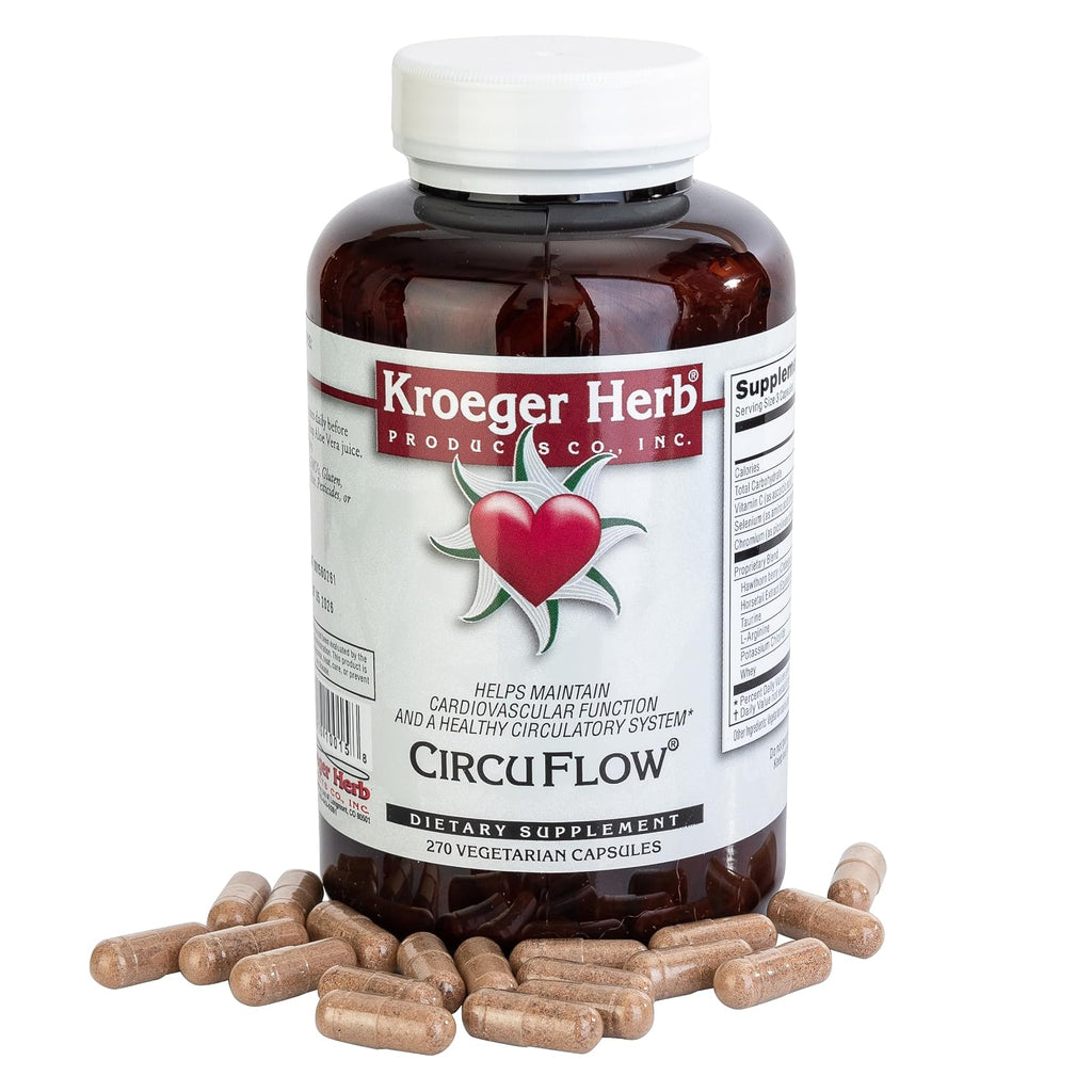 Kroeger Herb hawthorn capsules for circulation
