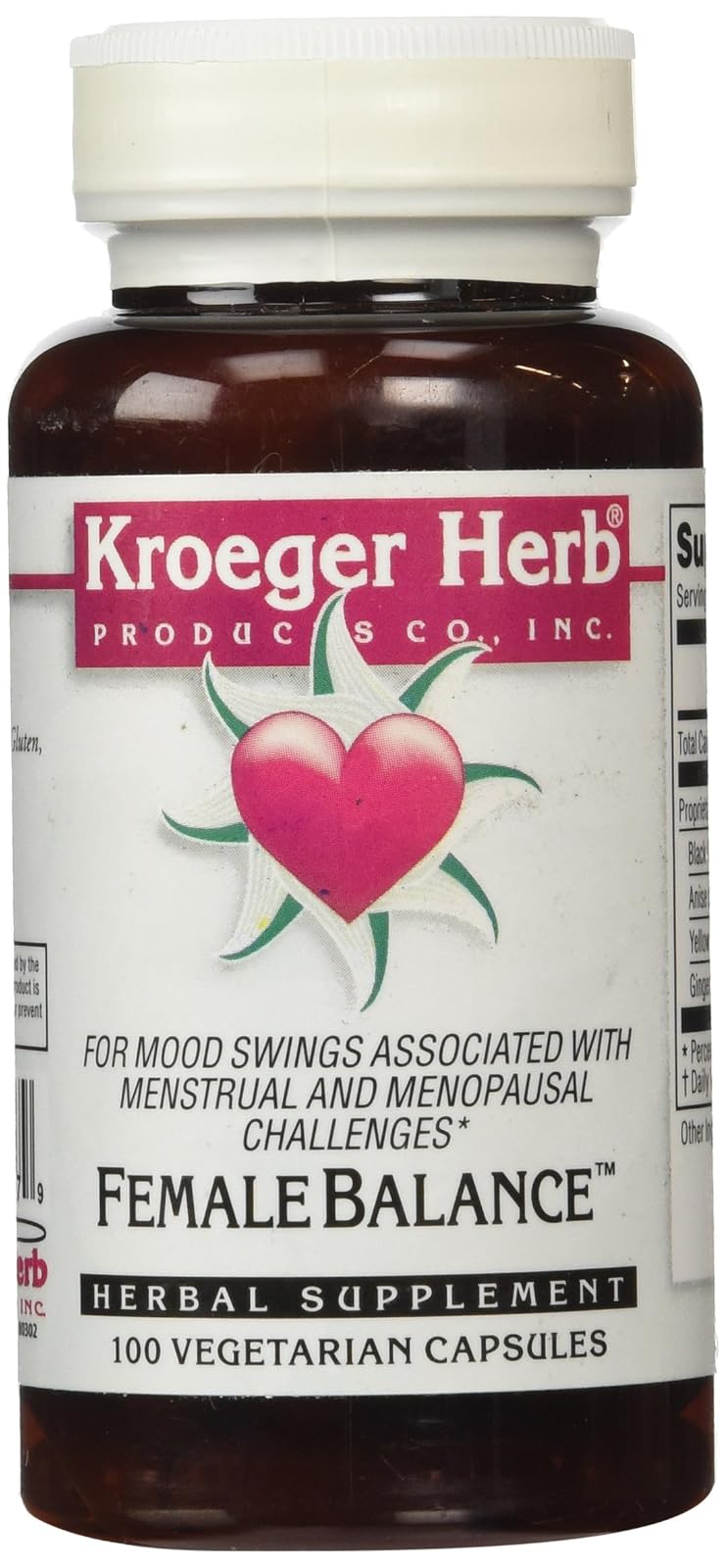 Kroeger Herb menopause support capsules