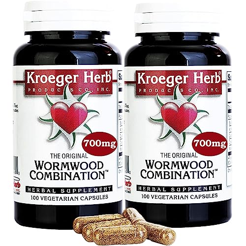 Kroeger Herb Wormwood vegetarian capsules