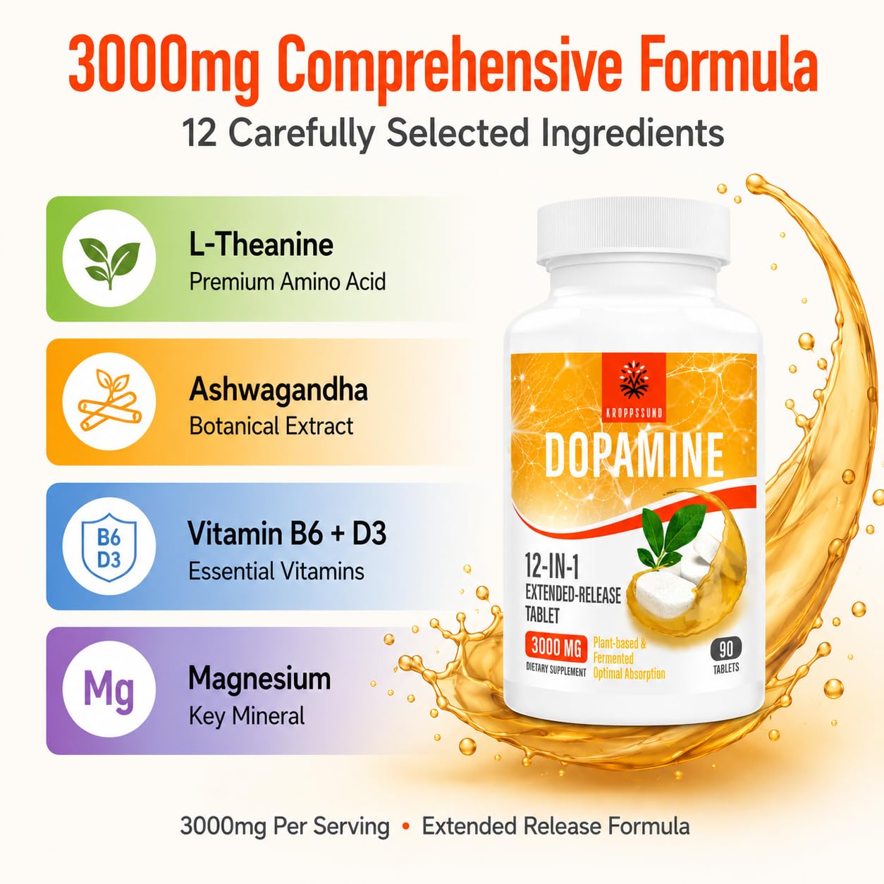 Kroppssund multivitamin for men energy boost