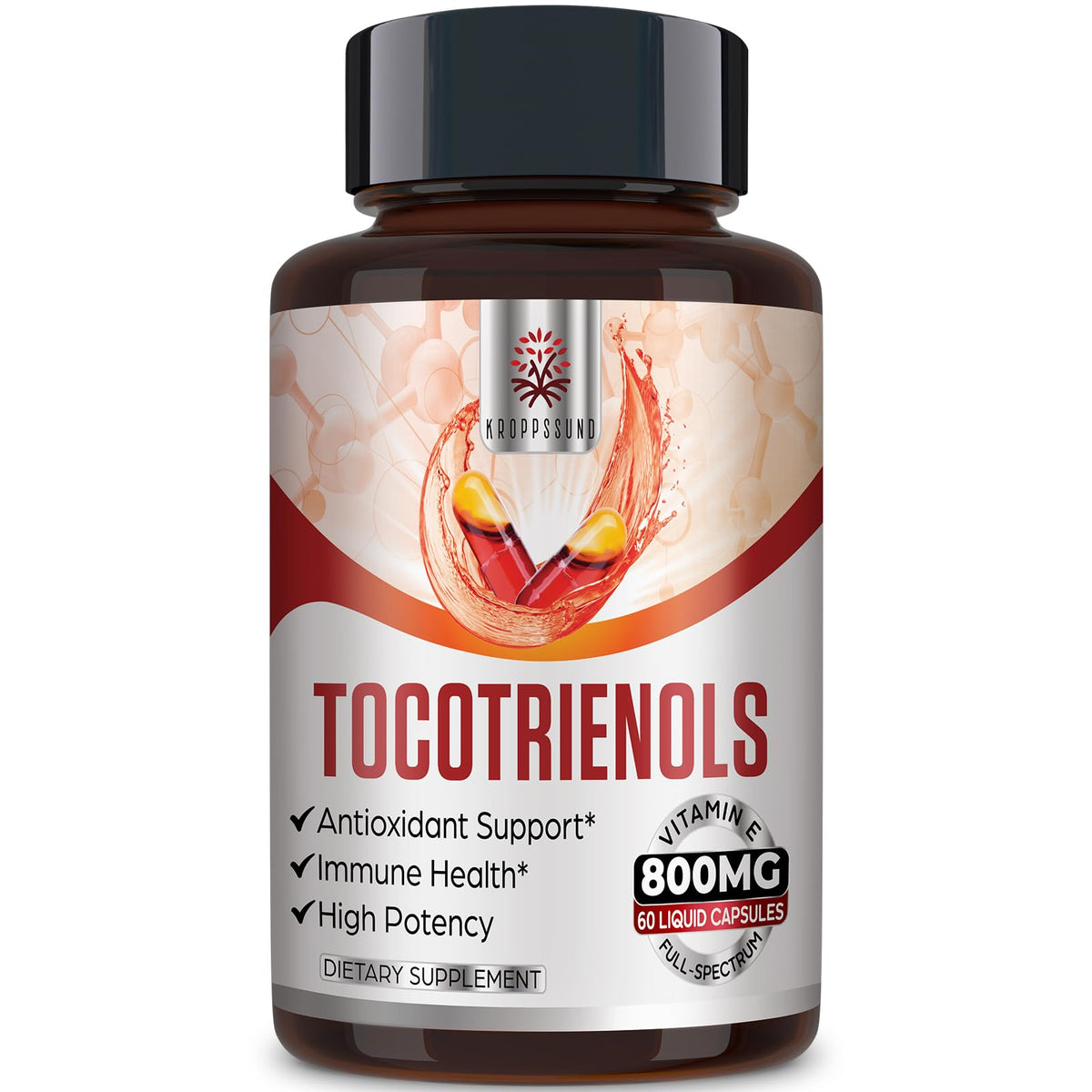 Kroppssund tocotrienols liquid capsules