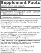 KSM-66 Ashwagandha 600 mg capsules