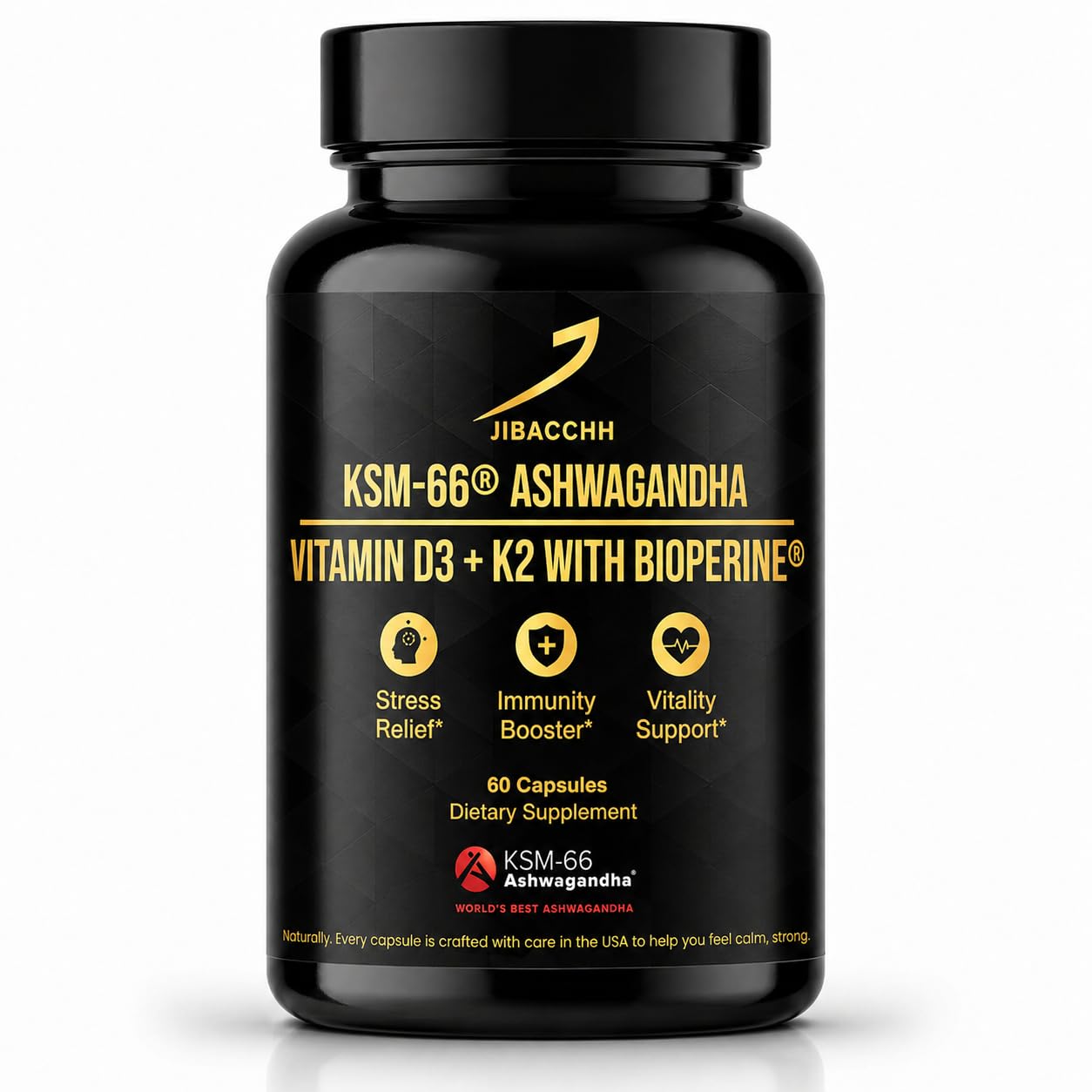 KSM-66 Ashwagandha 600 mg capsules