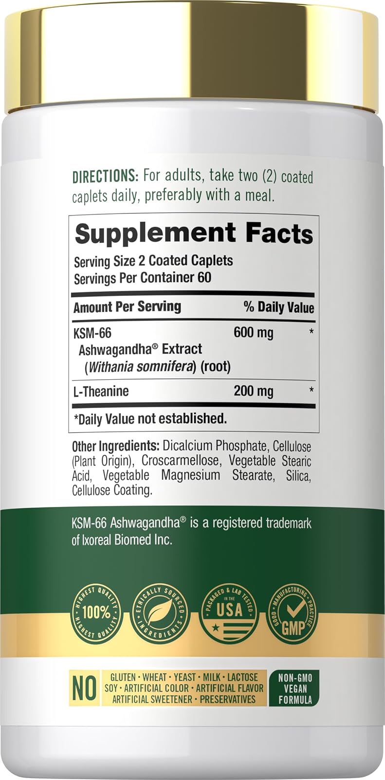 KSM-66 ashwagandha capsules for stress relief