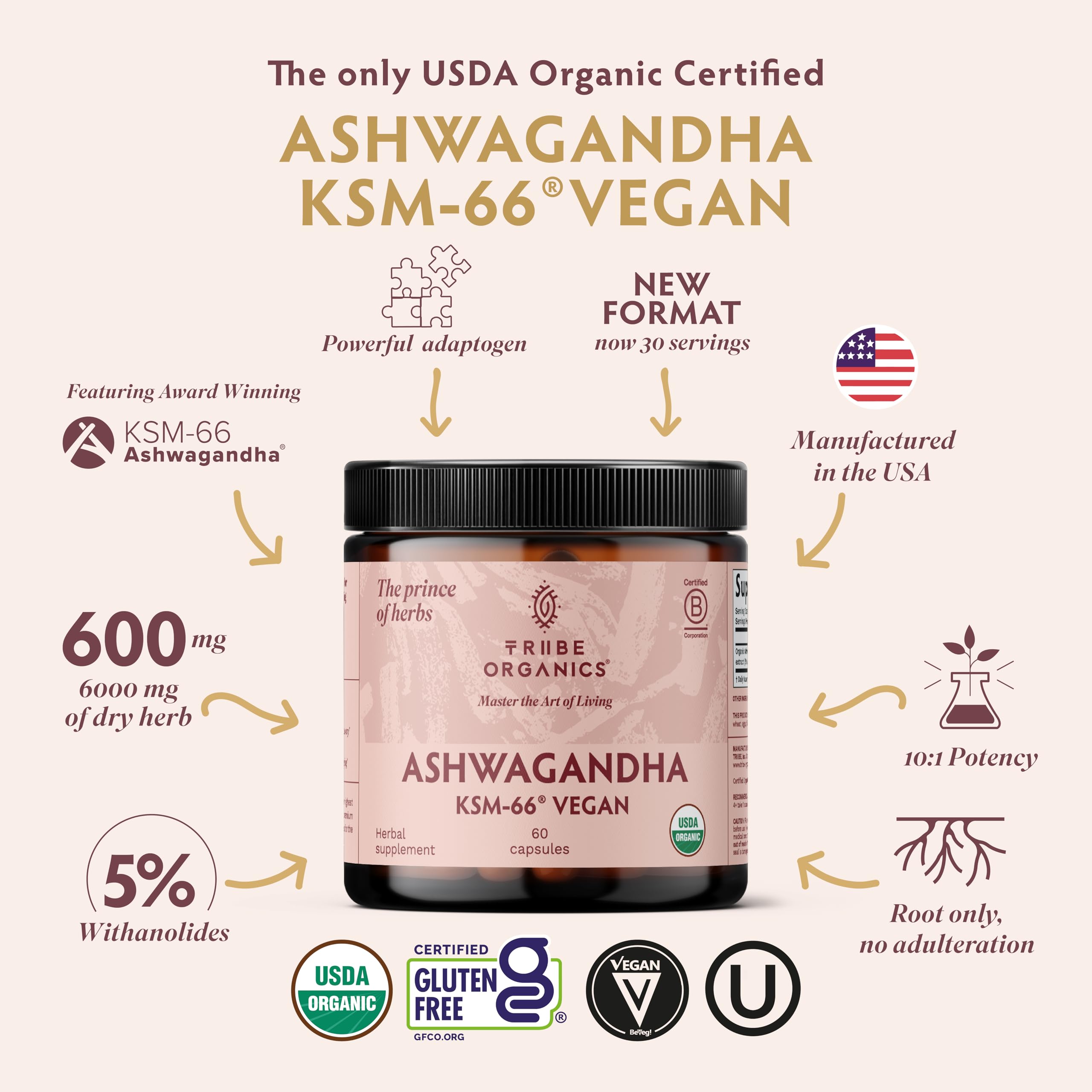 KSM 66 ashwagandha capsules