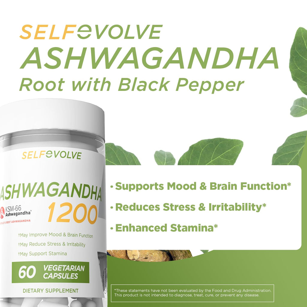 KSM-66 ashwagandha for anxiety support