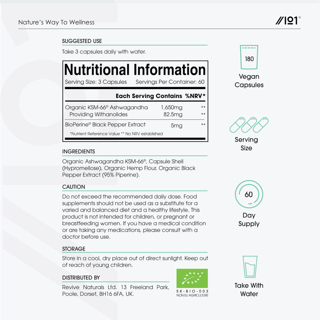 KSM-66 ashwagandha for enhanced focus