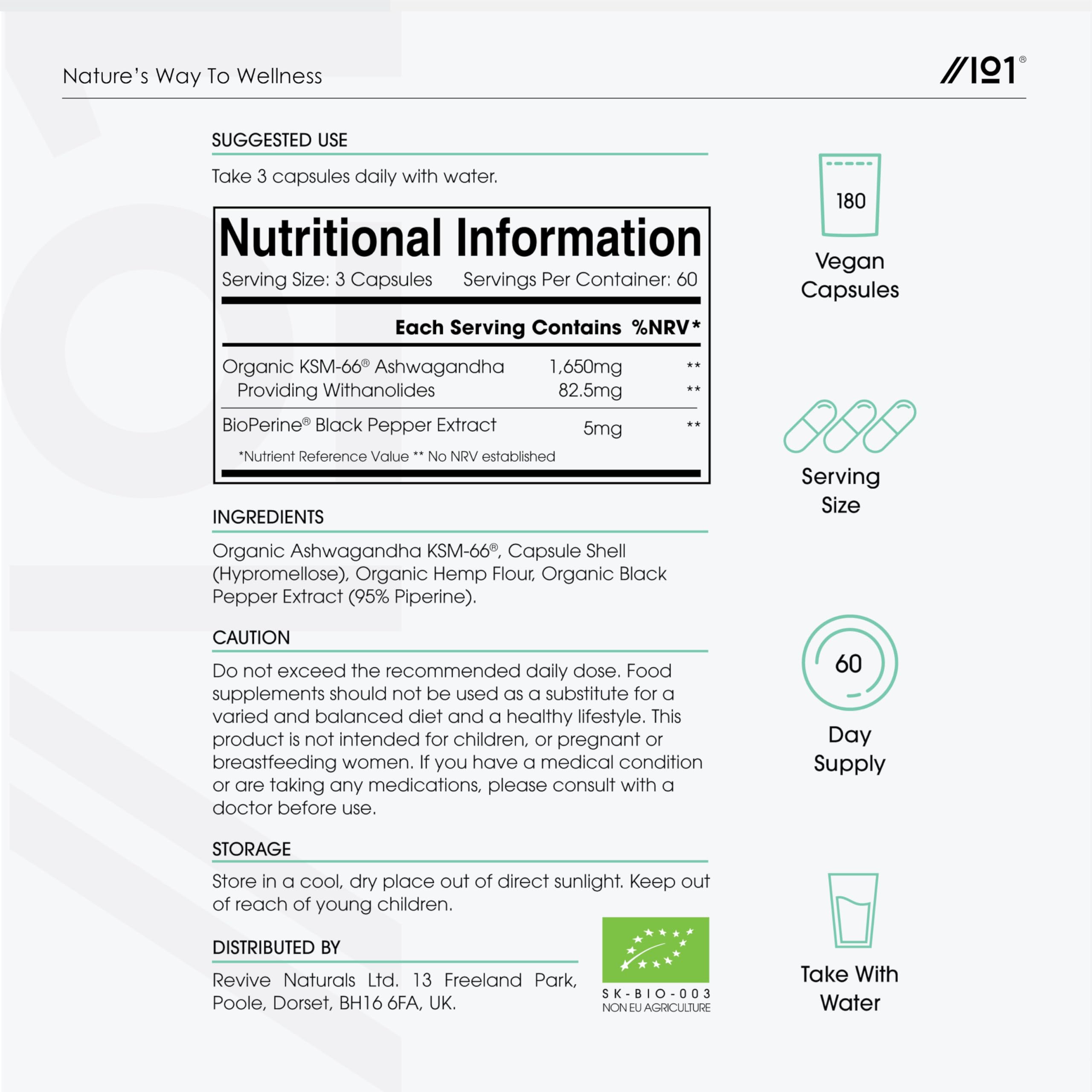 KSM-66 ashwagandha for enhanced focus