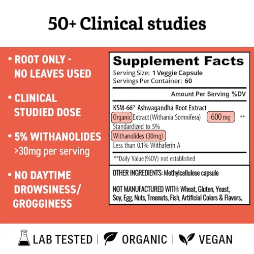 KSM 66 ashwagandha for overall health