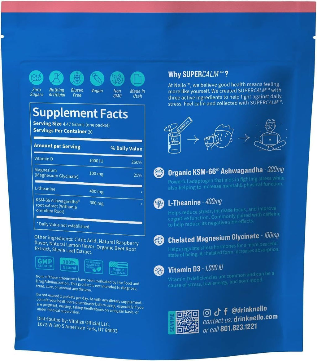 KSM-66 Ashwagandha infused drink mix