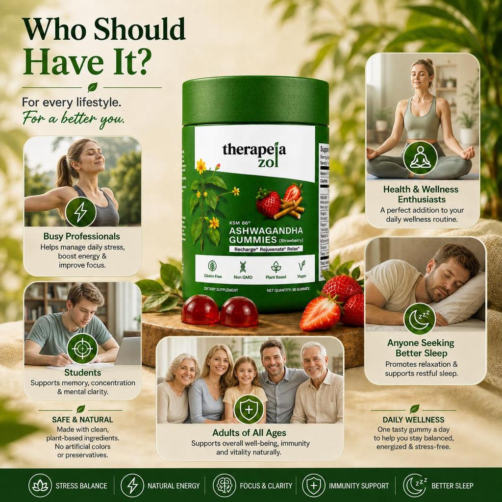 KSM-66 herbal gummies for mood support