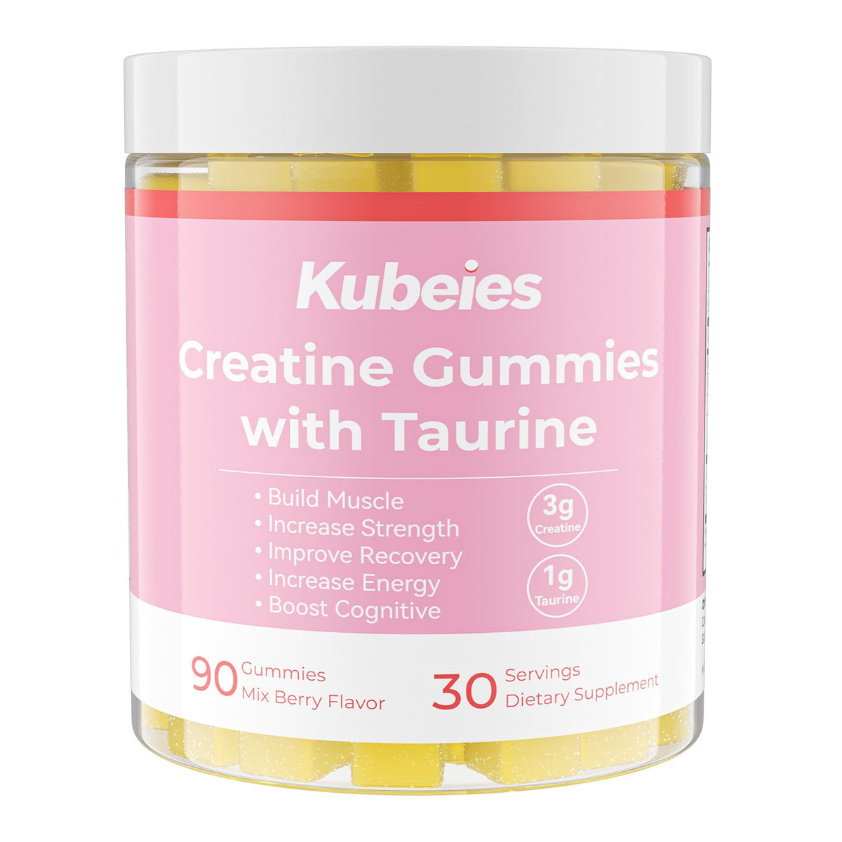 Kubeies creatine gummies for energy
