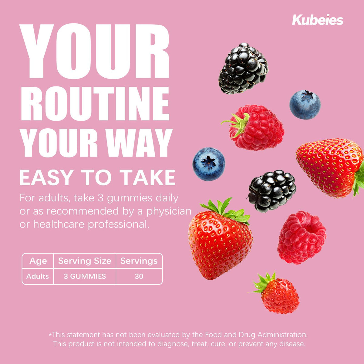 Kubeies creatine gummies for muscle growth