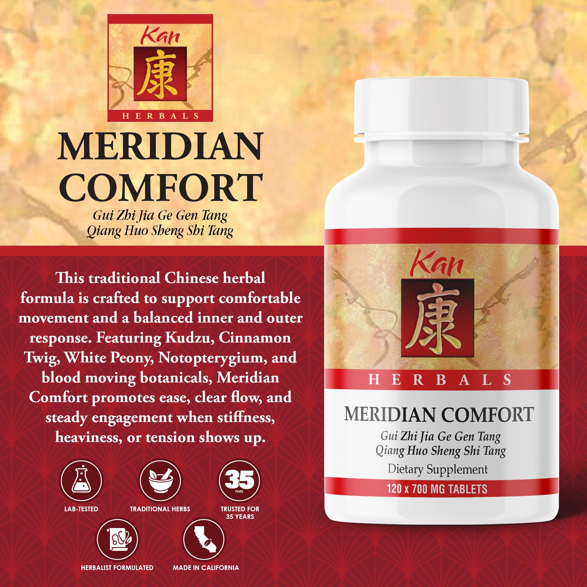Kudzu and cinnamon for flexibility