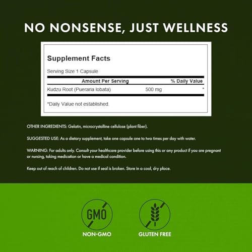 Kudzu capsules for liver support