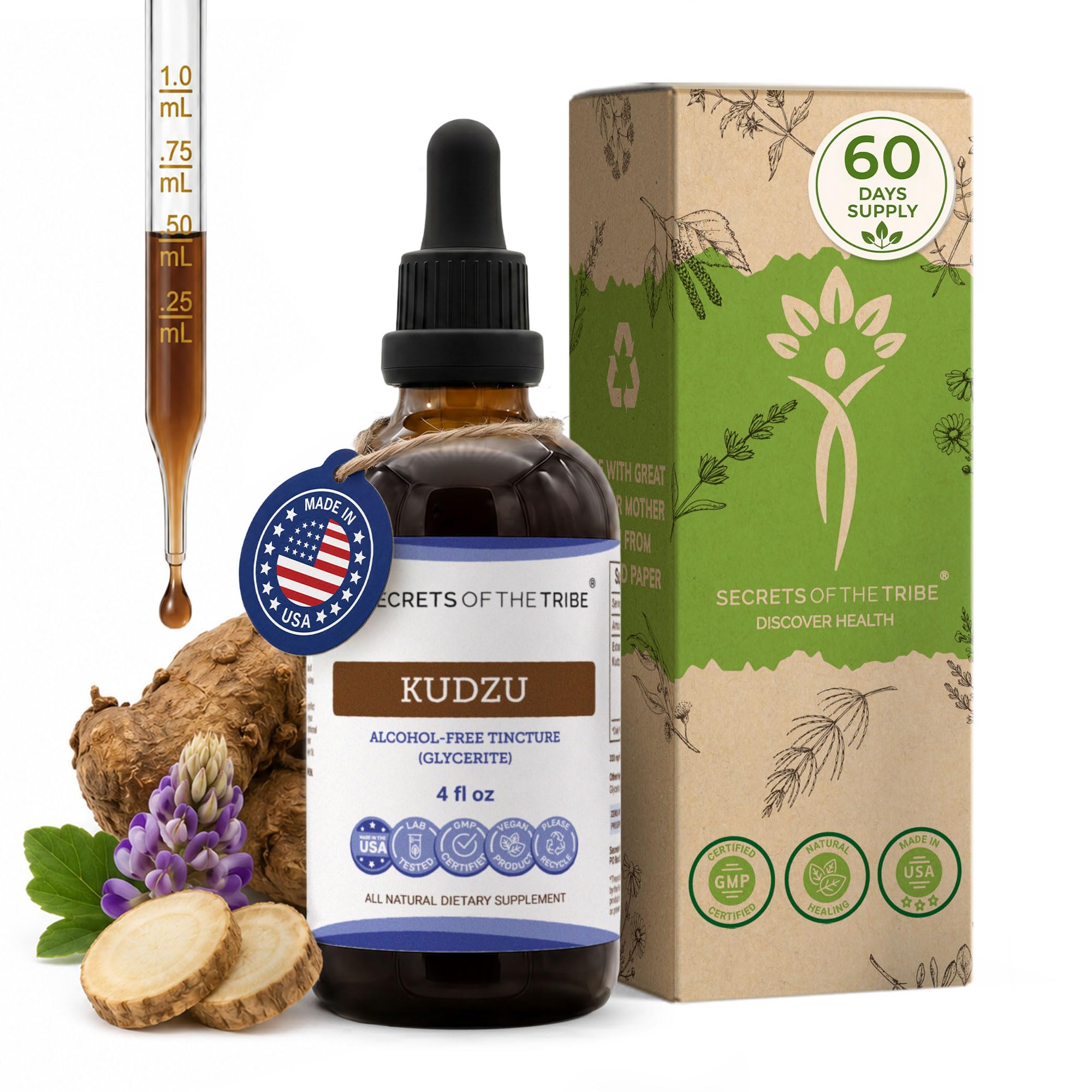 Kudzu liquid extract for liver support