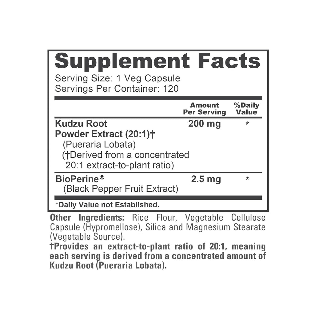Kudzu root for healthy living