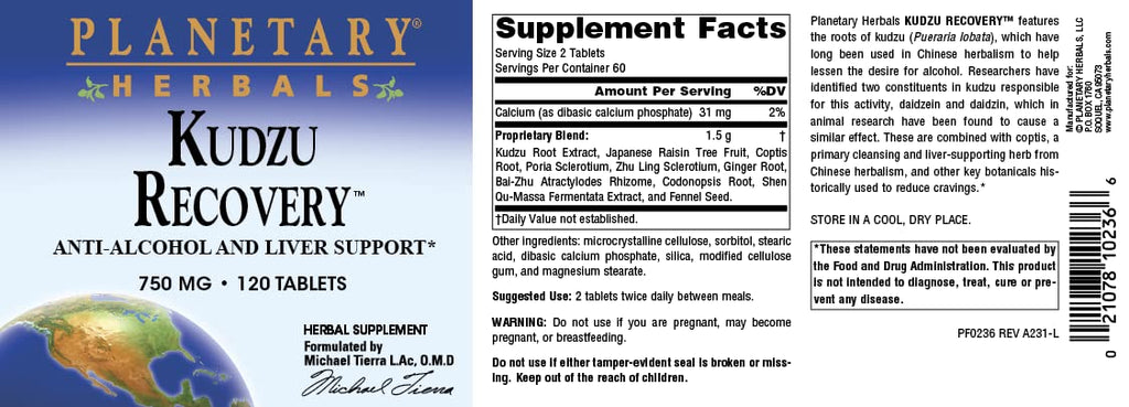 Kudzu supplements for holistic health