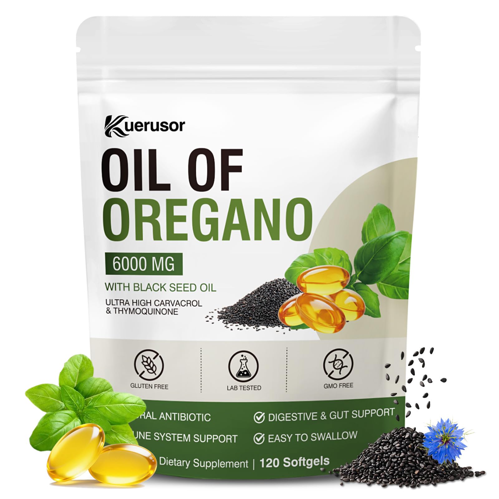 Kuerusor oil of oregano softgels