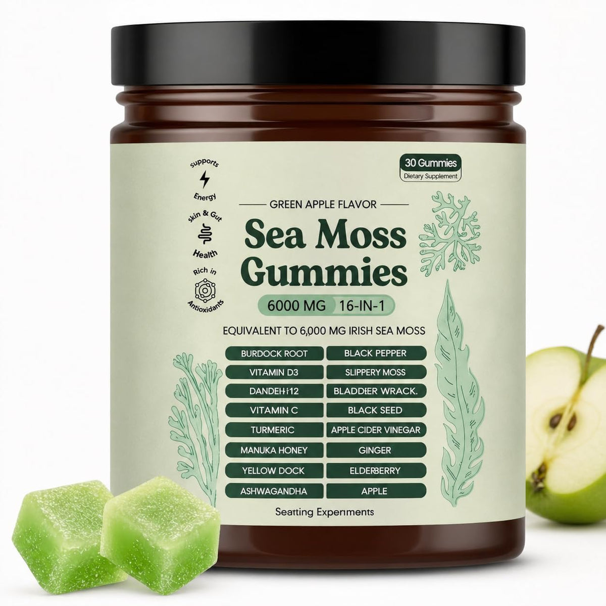 KUHSE Sea Moss Gummies for immunity