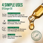 Kukka ginger oil for herbal tea