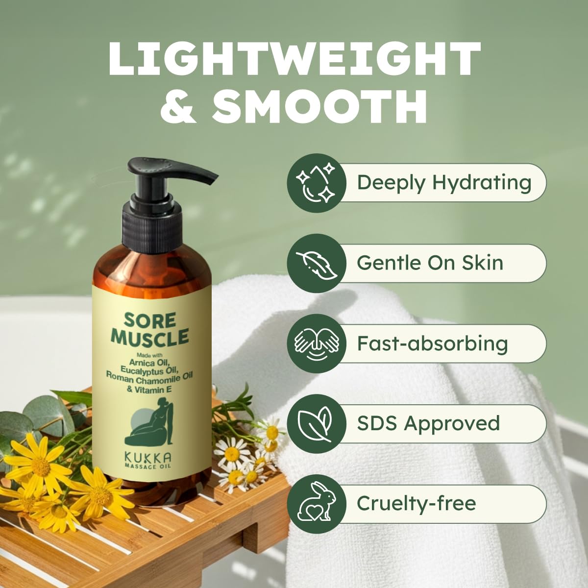 Kukka massage oil for relaxation