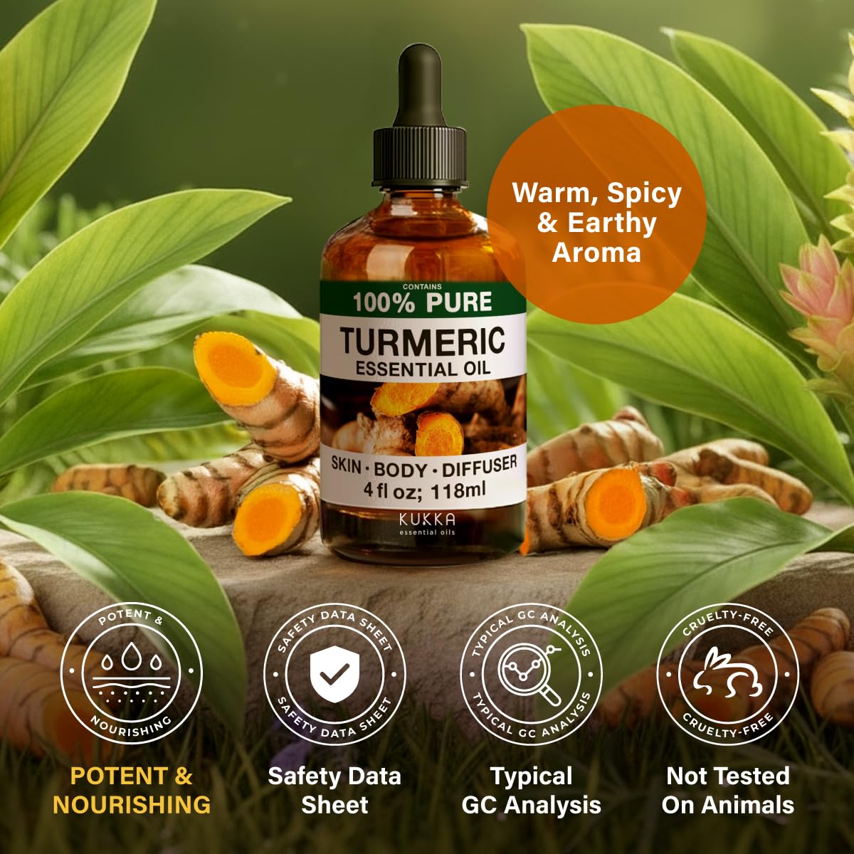 Kukka turmeric oil for tea