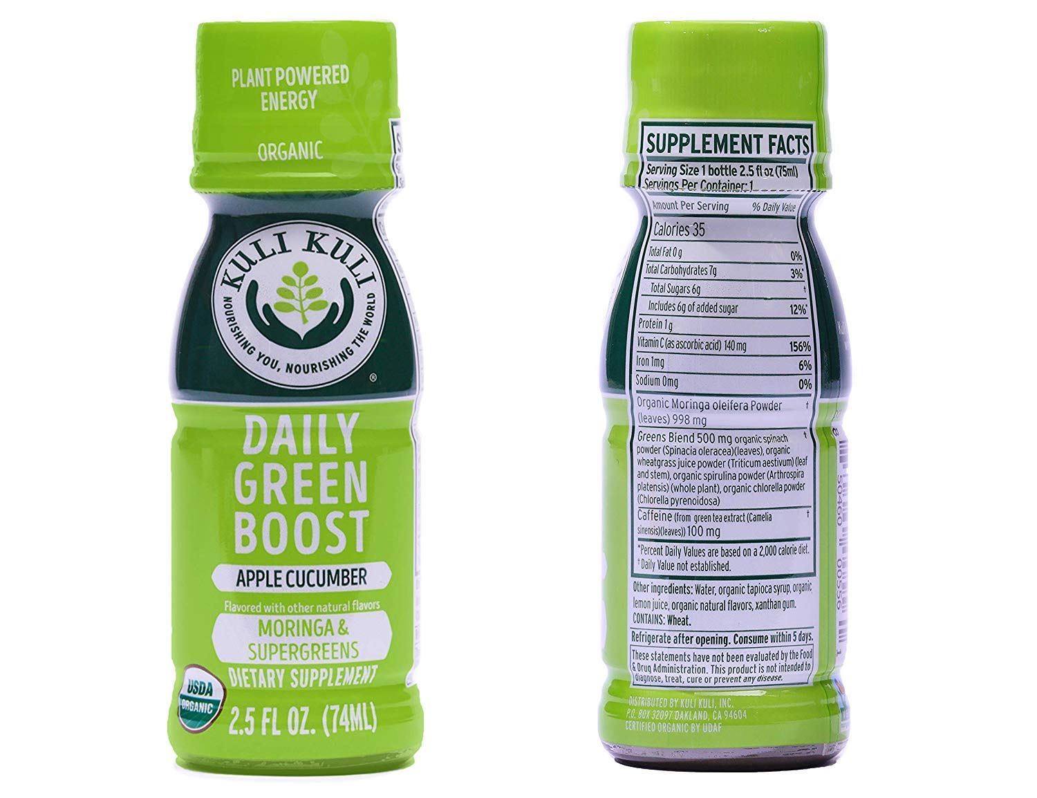 Kuli Kuli chlorella wellness shots