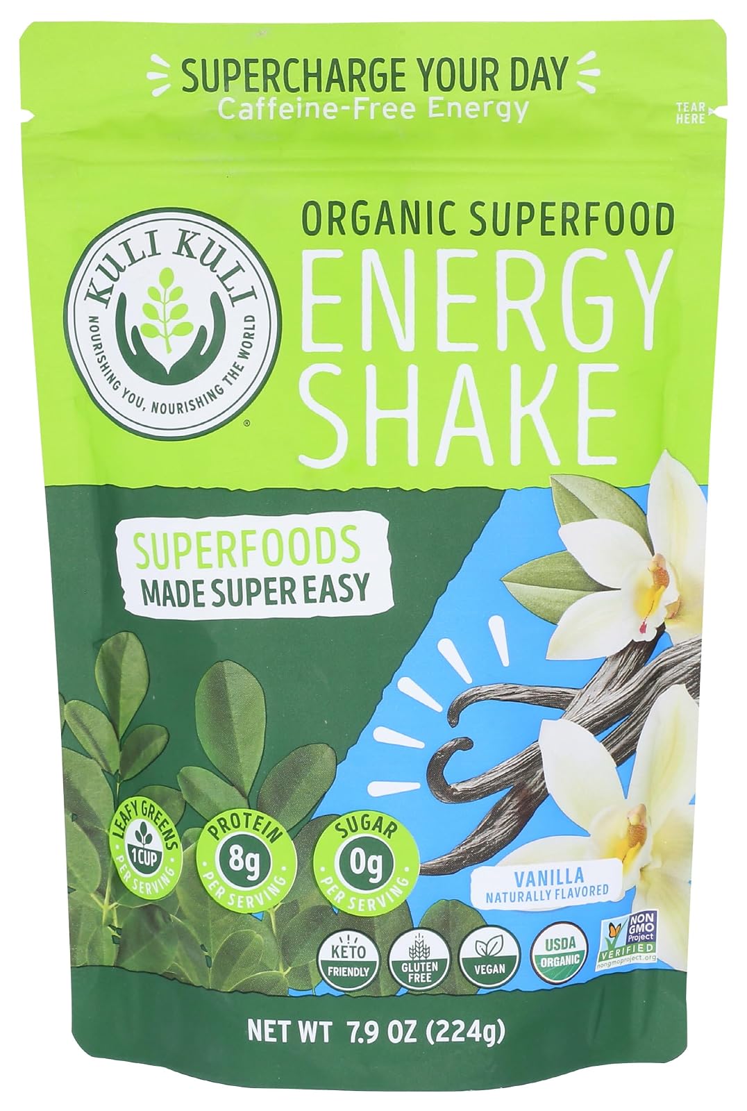 Kuli Kuli moringa greens smoothie mix