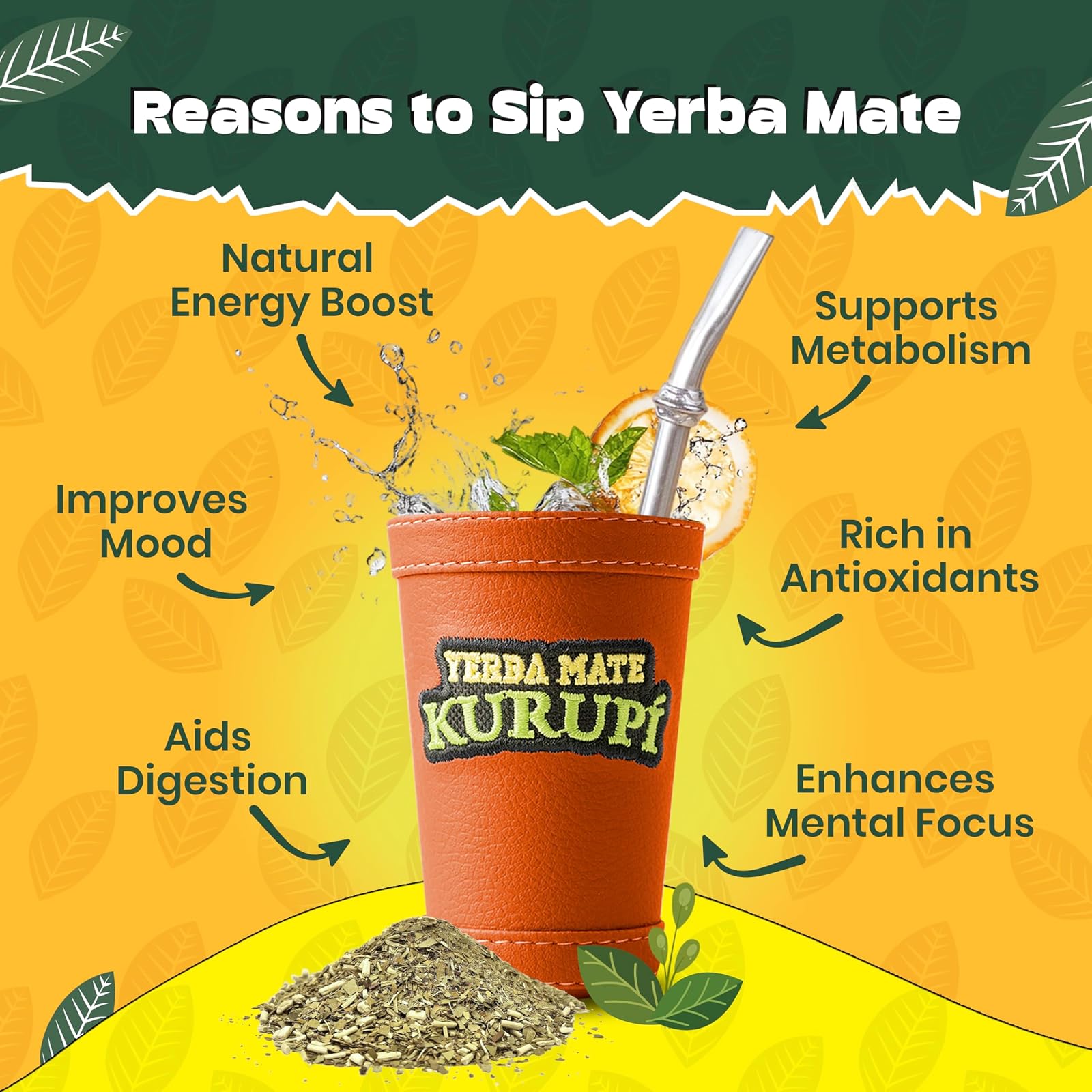 Kurupi yerba mate for social gatherings