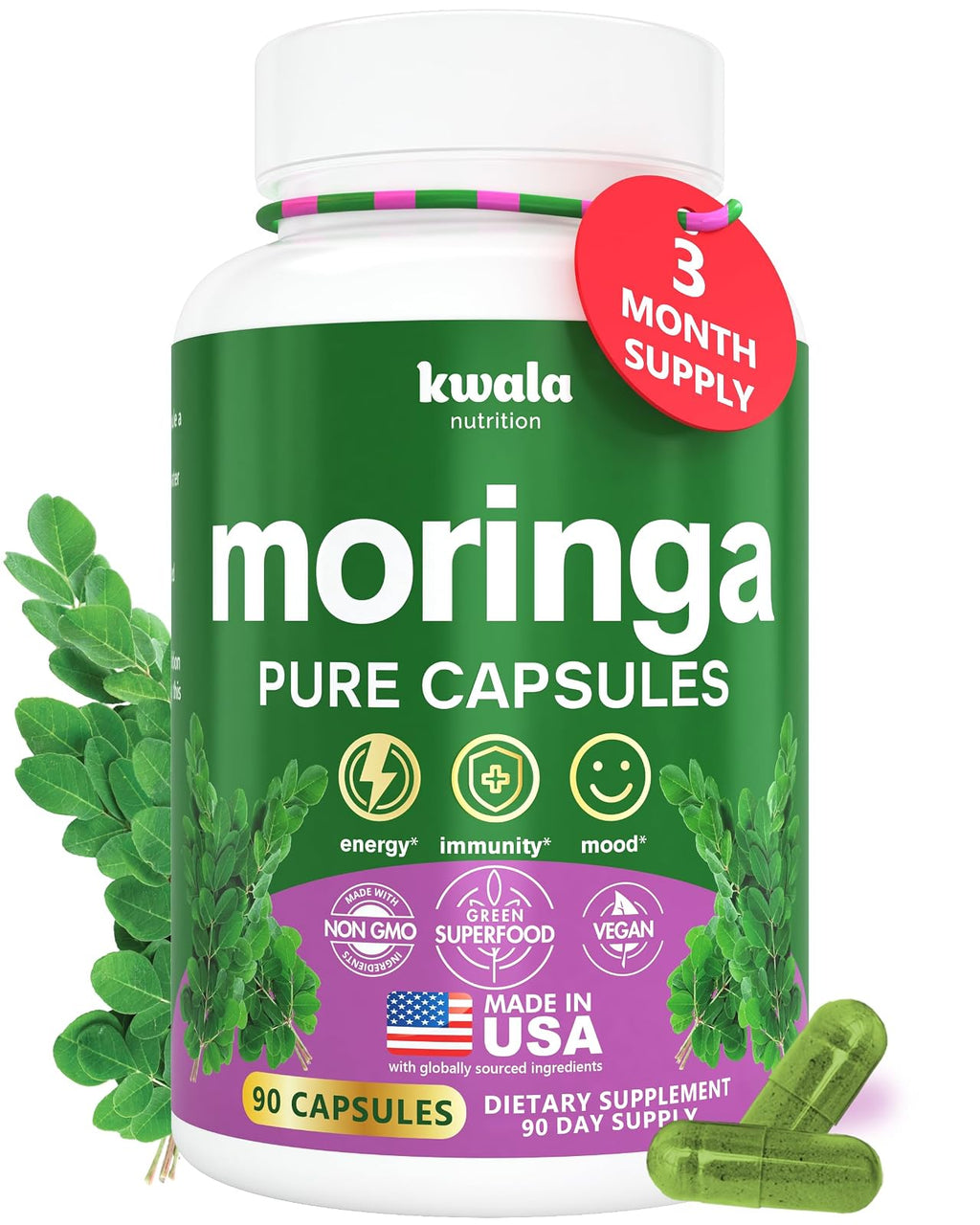 Kwala Nutrition moringa capsules benefits