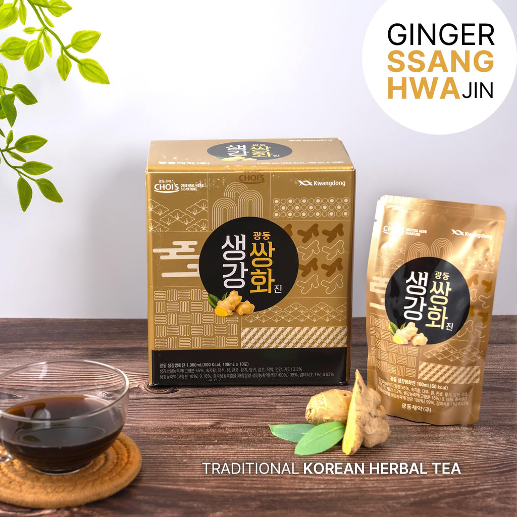 KWANGDONG ginger tea for vitality