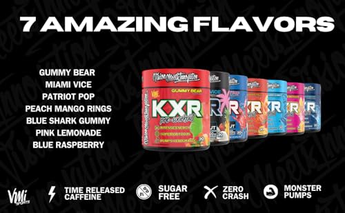 KXR pre-workout energy for intense training