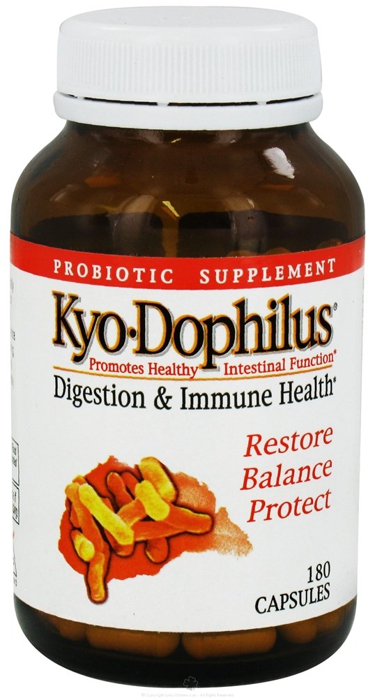 Kyo-Dophilus probiotic capsules for digestion