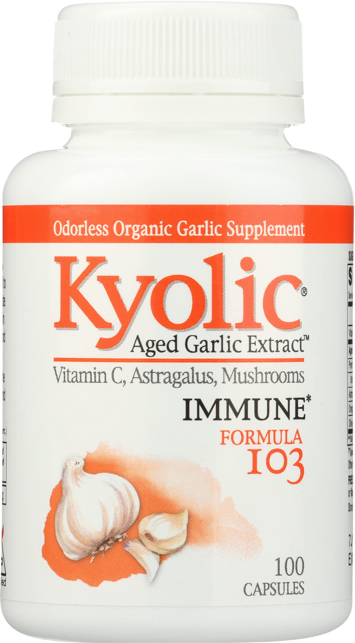 Kyolic aged garlic extract capsules