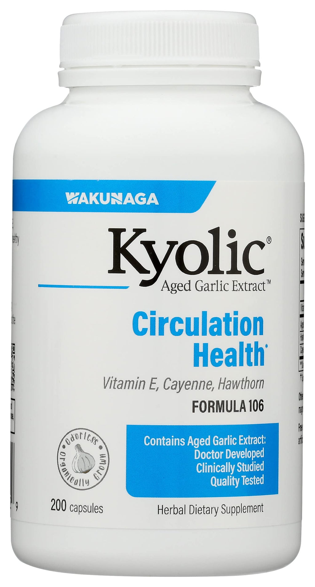 Kyolic aged garlic extract capsules