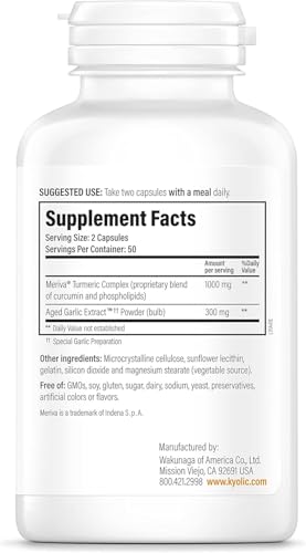 Kyolic curcumin for daily vitality