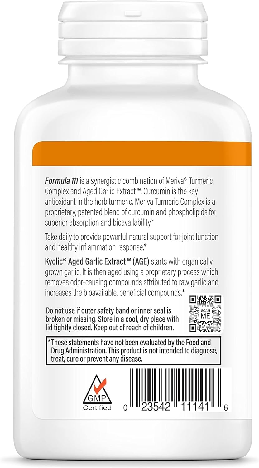 Kyolic curcumin for healthy joints