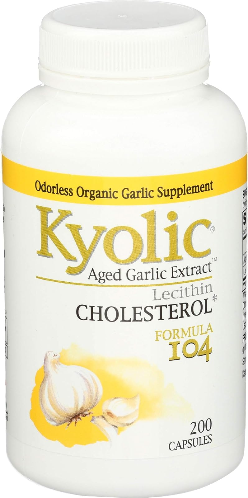 Kyolic garlic capsules for heart health