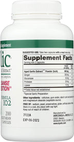 Kyolic garlic extract for digestion