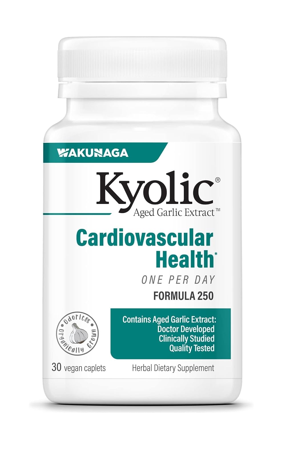 Kyolic garlic extract vegan caplets