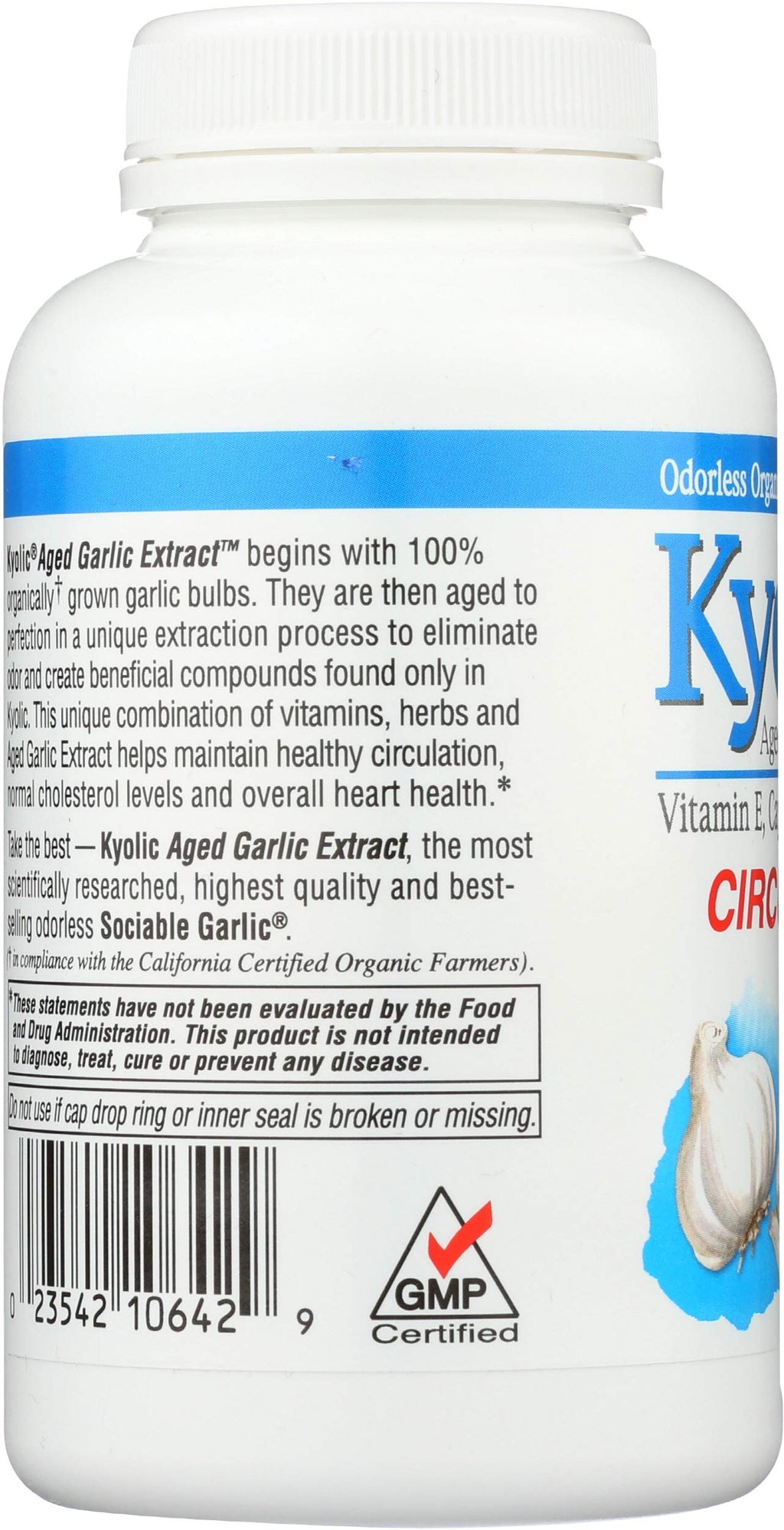 Kyolic garlic for cholesterol management