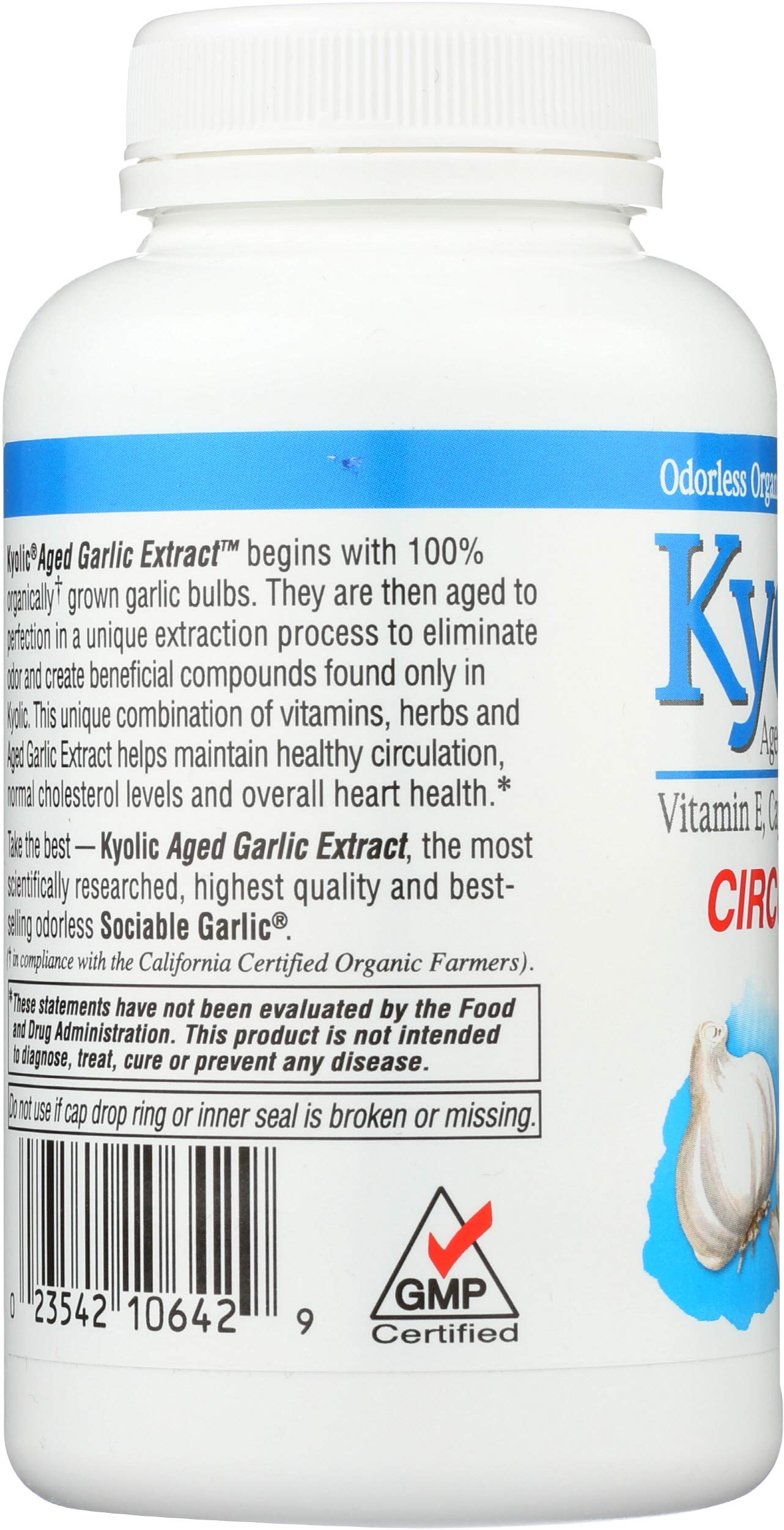 Kyolic garlic for cholesterol management